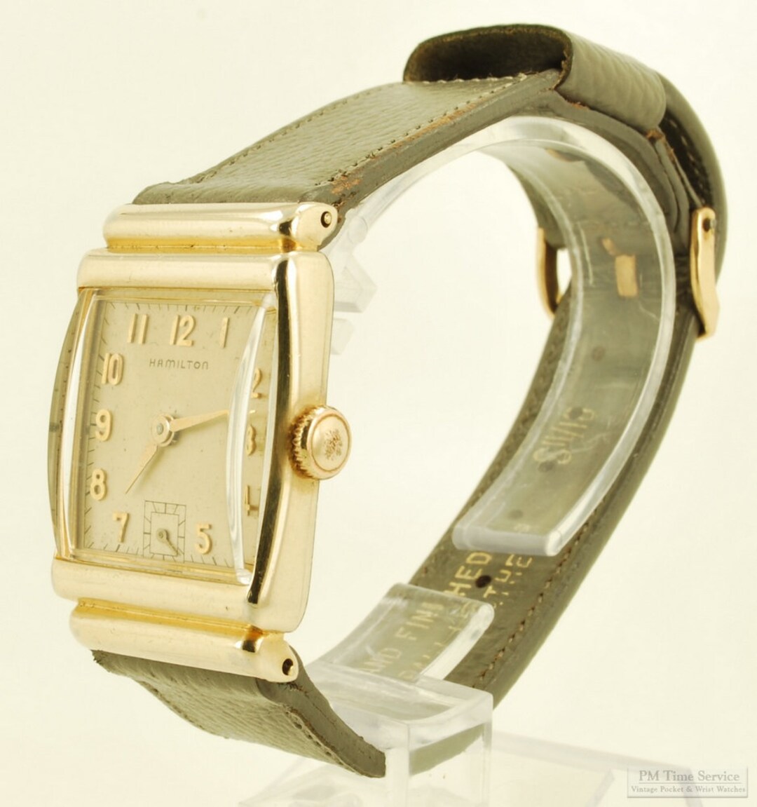 Hamilton Grade 982 Vintage Wrist Watch, 19 Jewels, Yellow Gold (filled ...