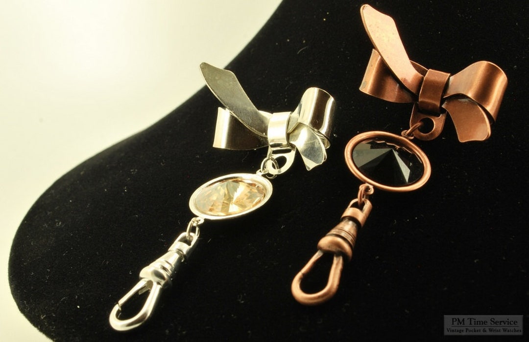 Large Bow-style Pins With Swivel Clasps, in a Variety of Color and ...