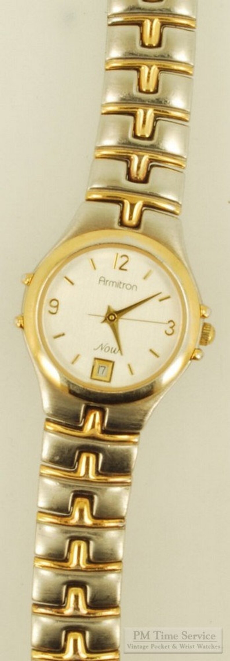 Armitron Ladies Quartz With Date Wrist Watch Yellow Gold - Etsy