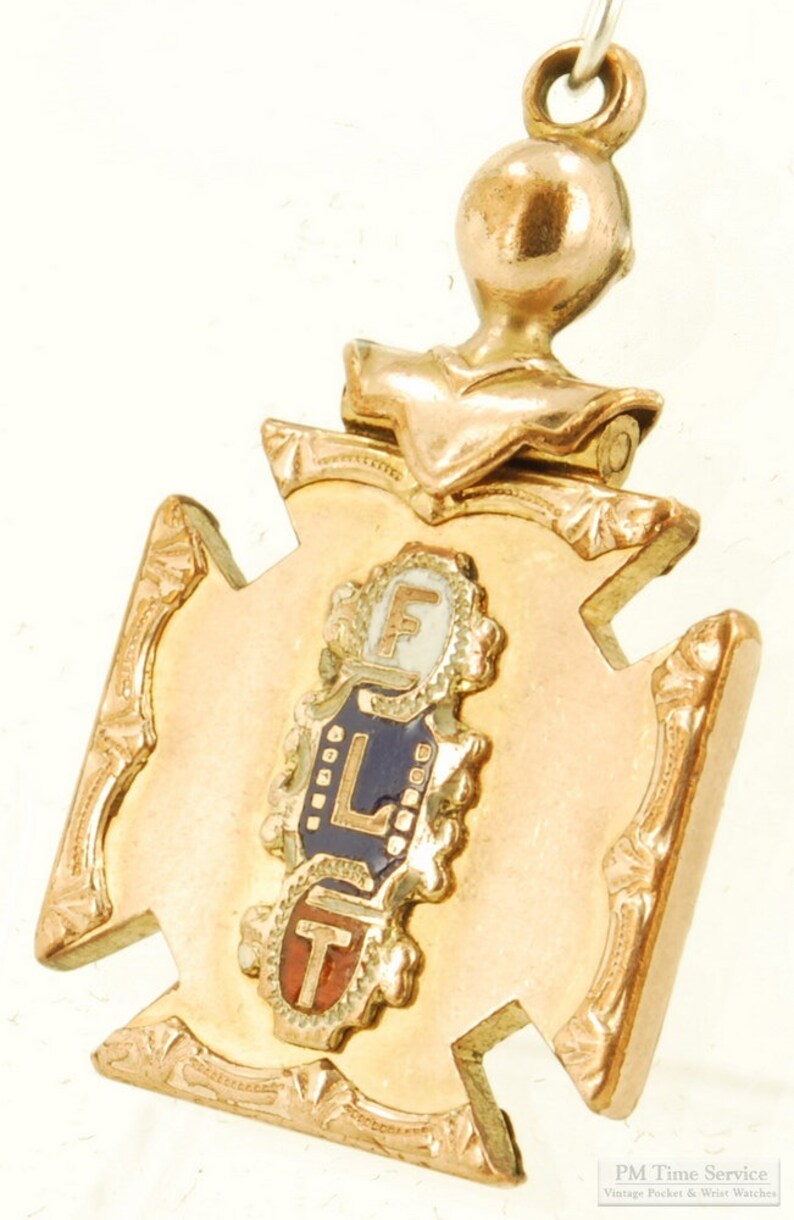 Yellow Gold filled & Enamel Articulated Cross Pattée-style - Etsy