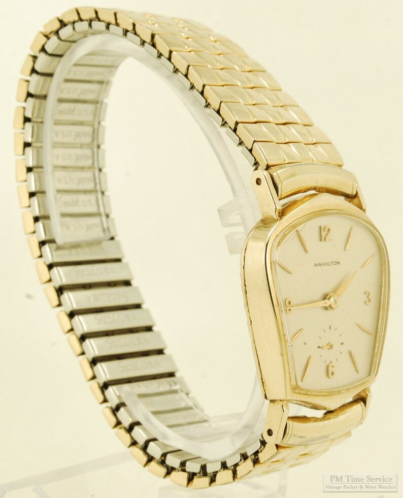 Hamilton Grade 770 Vintage Wrist Watch, 22 Jewels, Impressive Yellow ...