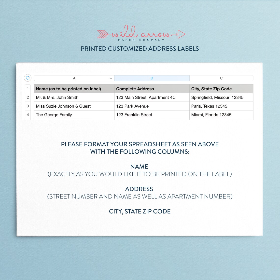 Guest List Address Labels 1x2 5 8 Wedding Etsy