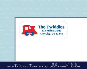 Train Address Label - Etsy