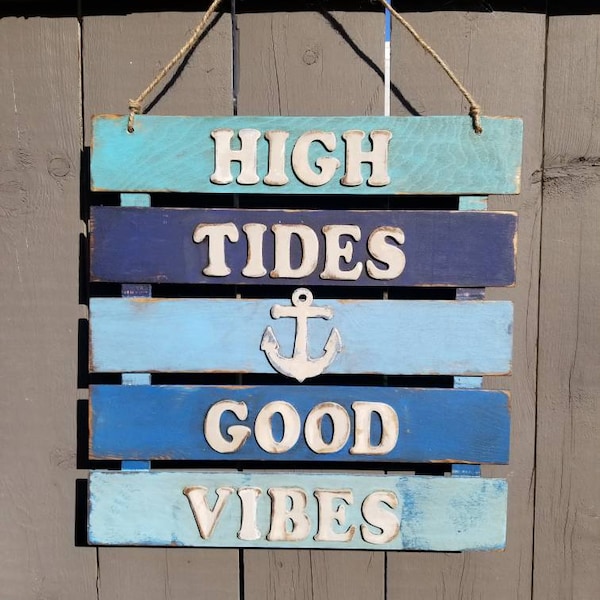 High Tide Sign - Etsy
