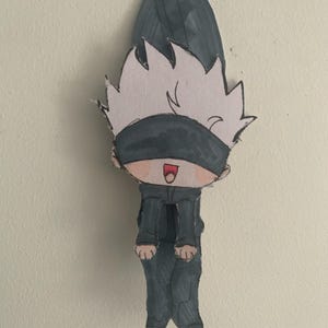 Gojo Satoru (jujutsu Kaisen) Anime Character Template/fidget/papercraft ...