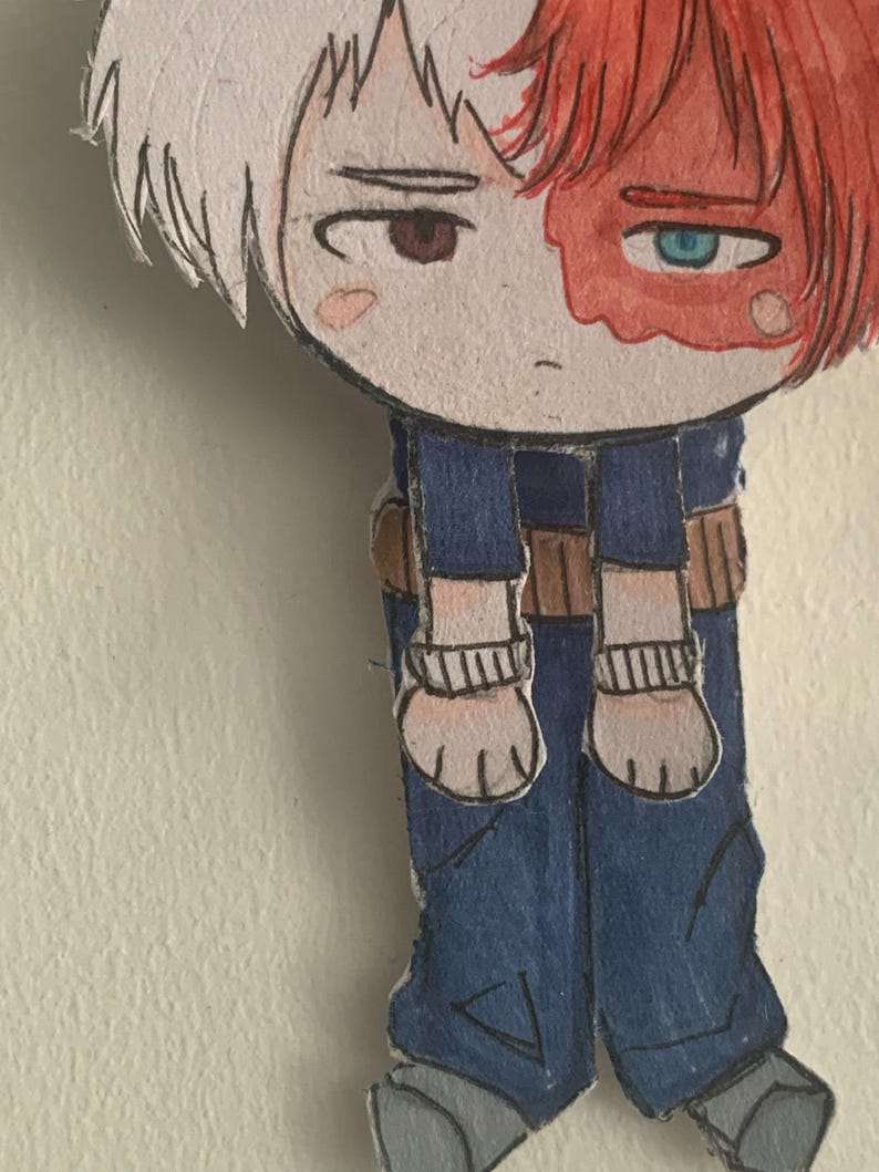 Todoroki Shoto (my Hero Academia) Anime Character Template/fidget ...