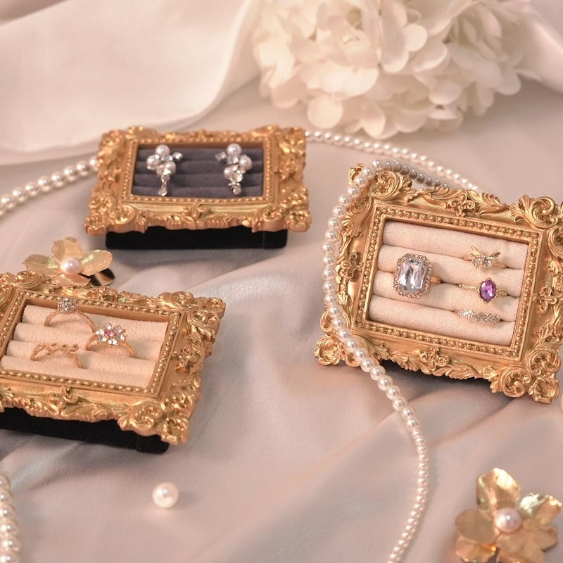 Gold Resin Ring Organizer - Etsy