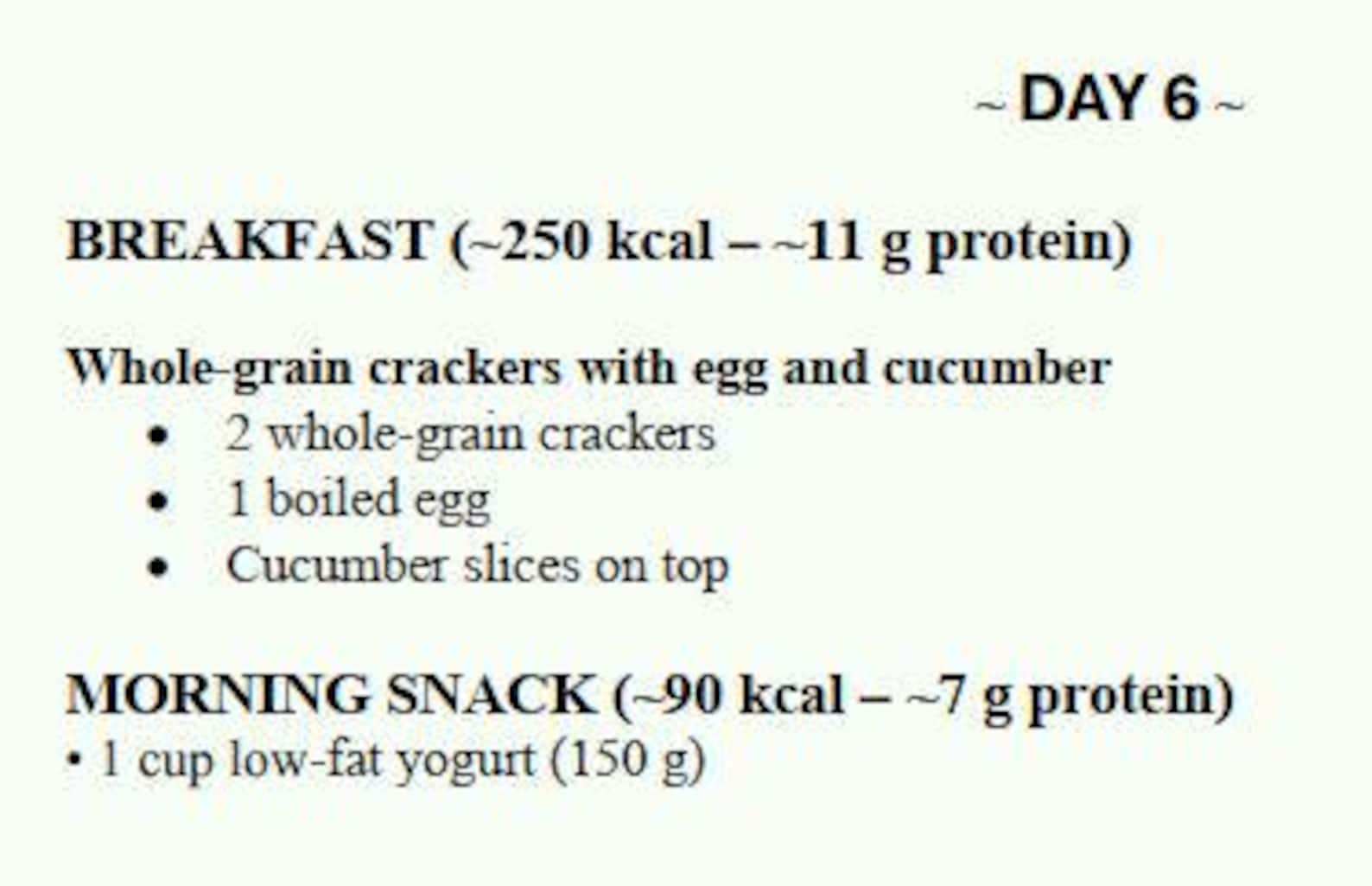 7-day Vegetarian Meal Plan PDF | High Protein | 1200–1300 Kcal/day ...