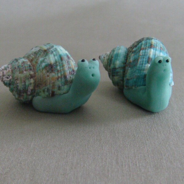 Polymer Clay Snail - Etsy