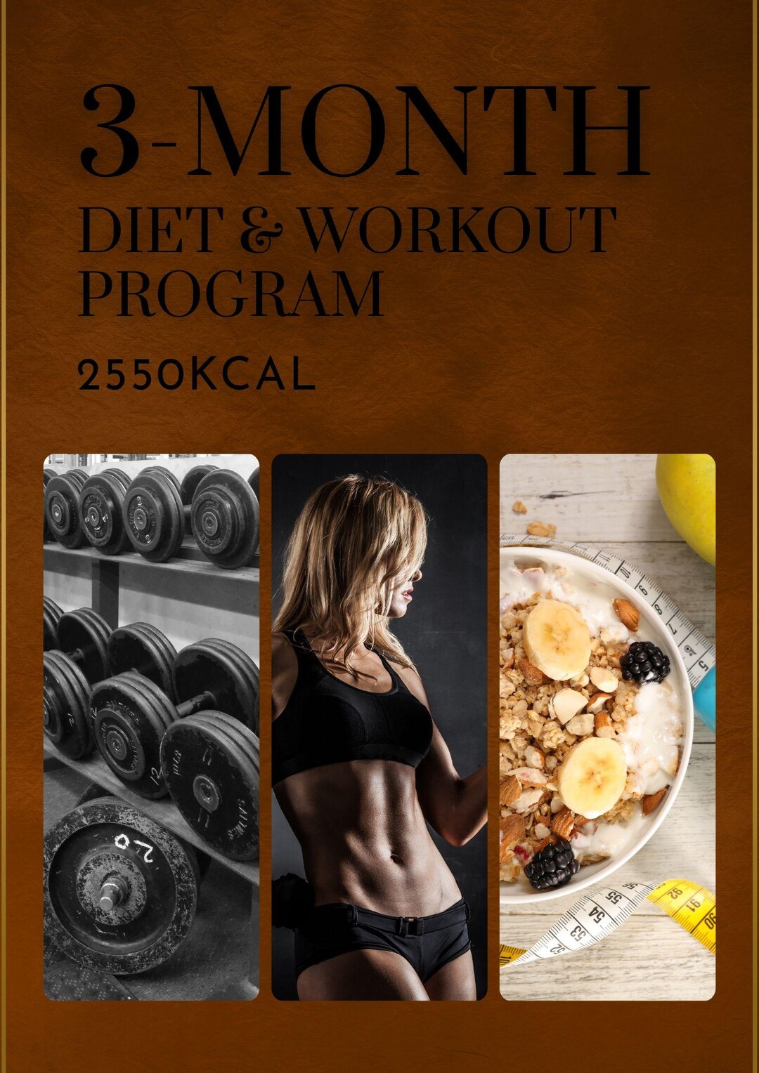Printable 12 Week Weight Loss Program | Workout & Nutrition Plan PDF ...