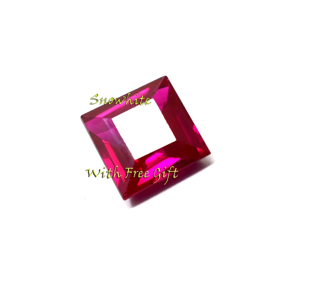 Burmese Ruby Gemstone: 7-9 Ct Dark Pinkish Red, Myanmar Origin - Etsy