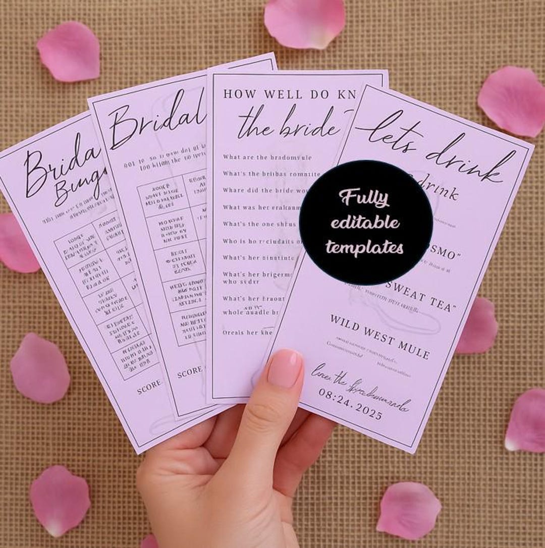 Bachelorette, Hen Do Party Games and Menus: Last Rodeo Hen Do (digital ...