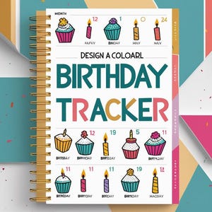 Editable Birthday Calendar & Tracker | Printable Birthday Reminder ...