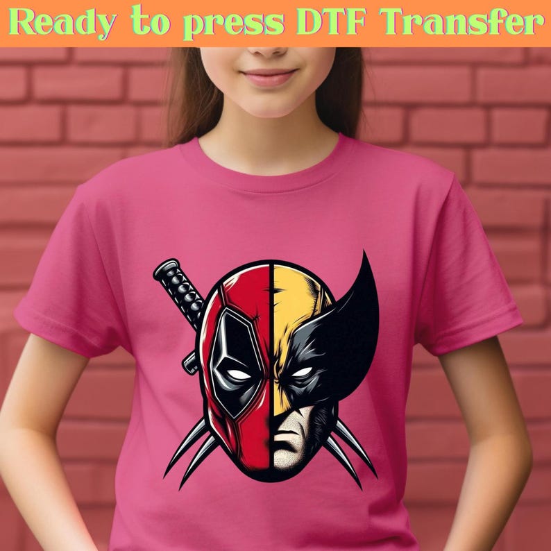 Diseño de camiseta de la película: Deadpool y Wolverine (transferencia ...