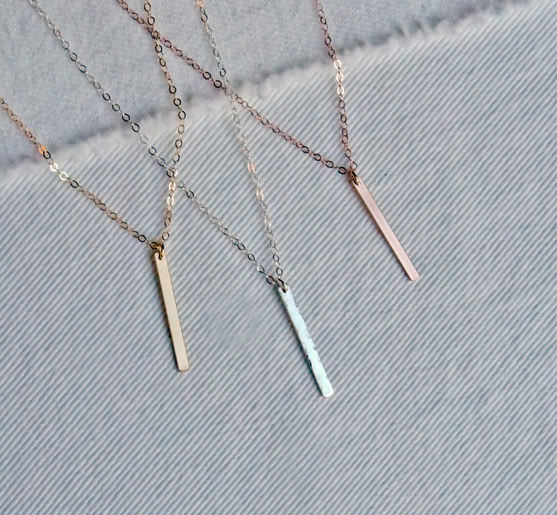 Minimalist Layered Necklaces, Set of 3, Simple Chain Necklace, Disc ...