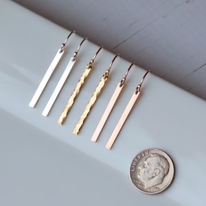 Dainty Everyday Minimalist Necklace and Earrings, Jewelry Set, Earrings ...