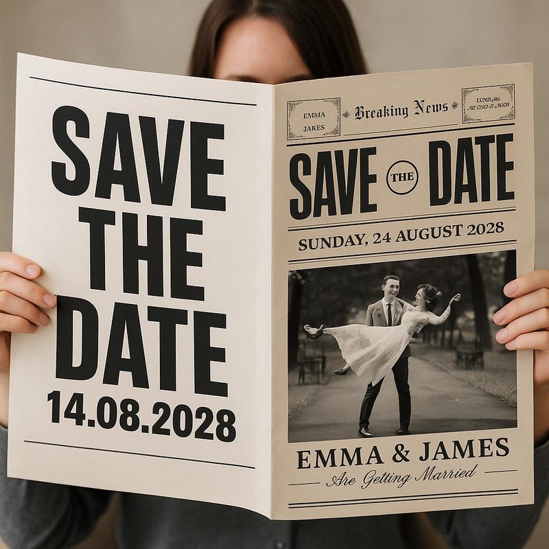 Save the Date Props - Etsy