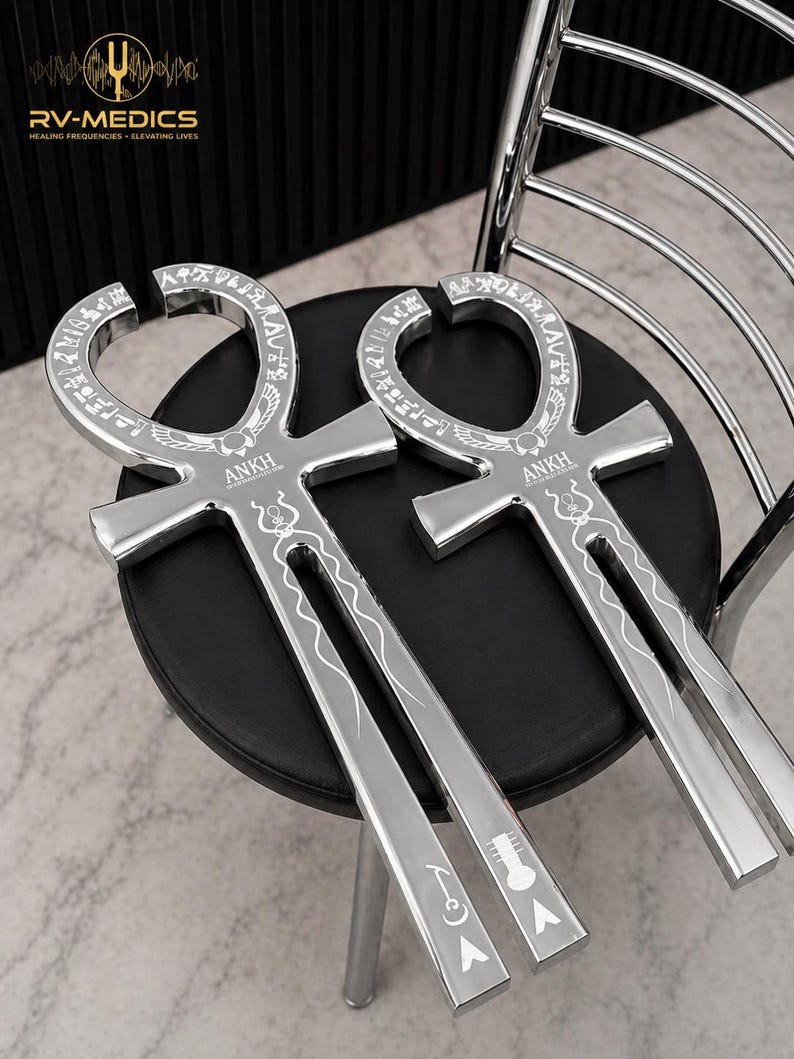 Handmade Ankh Key of Life Set, Sound Healing Spiritual Energy Tool ...