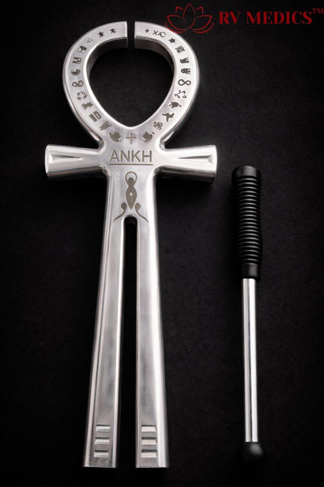 Ankh DNA Key Tuning Fork Set – Giant Sound Healing Meditation Tools ...