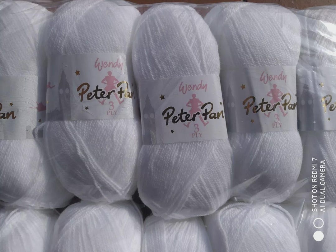 Wendy Peter Pan 3ply Baby Knitting Wool Yarn 5x50g Balls Knitting ...