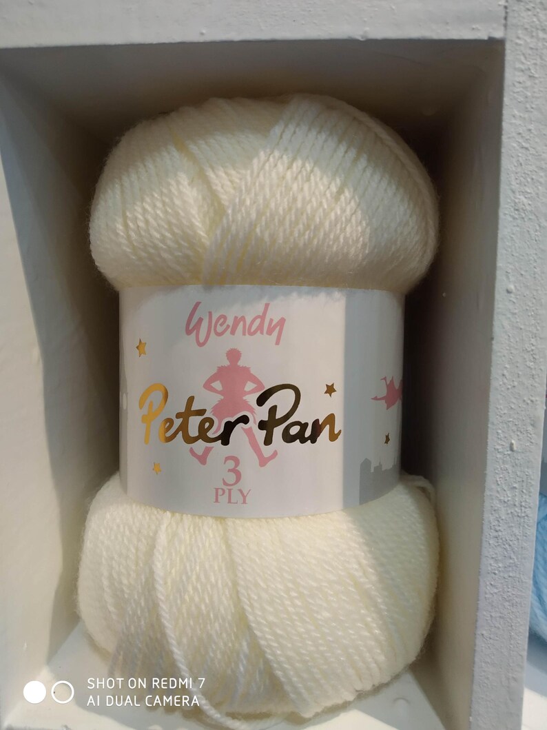 Wendy Peter Pan 3ply Baby Knitting Yarn/wool 5x50g Balls Knitting ...