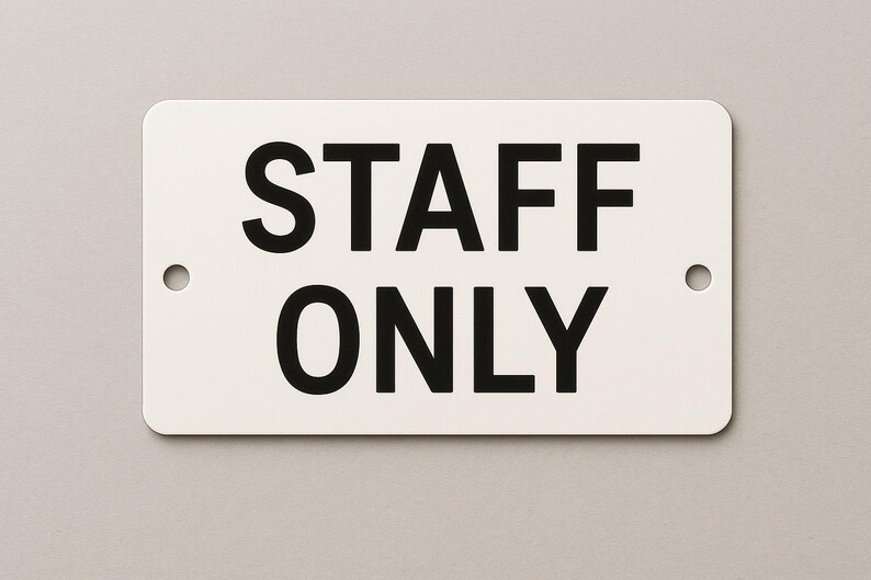Custom Traffolyte Sign – Engraved Plastic Label – Safety Tags, Name ...