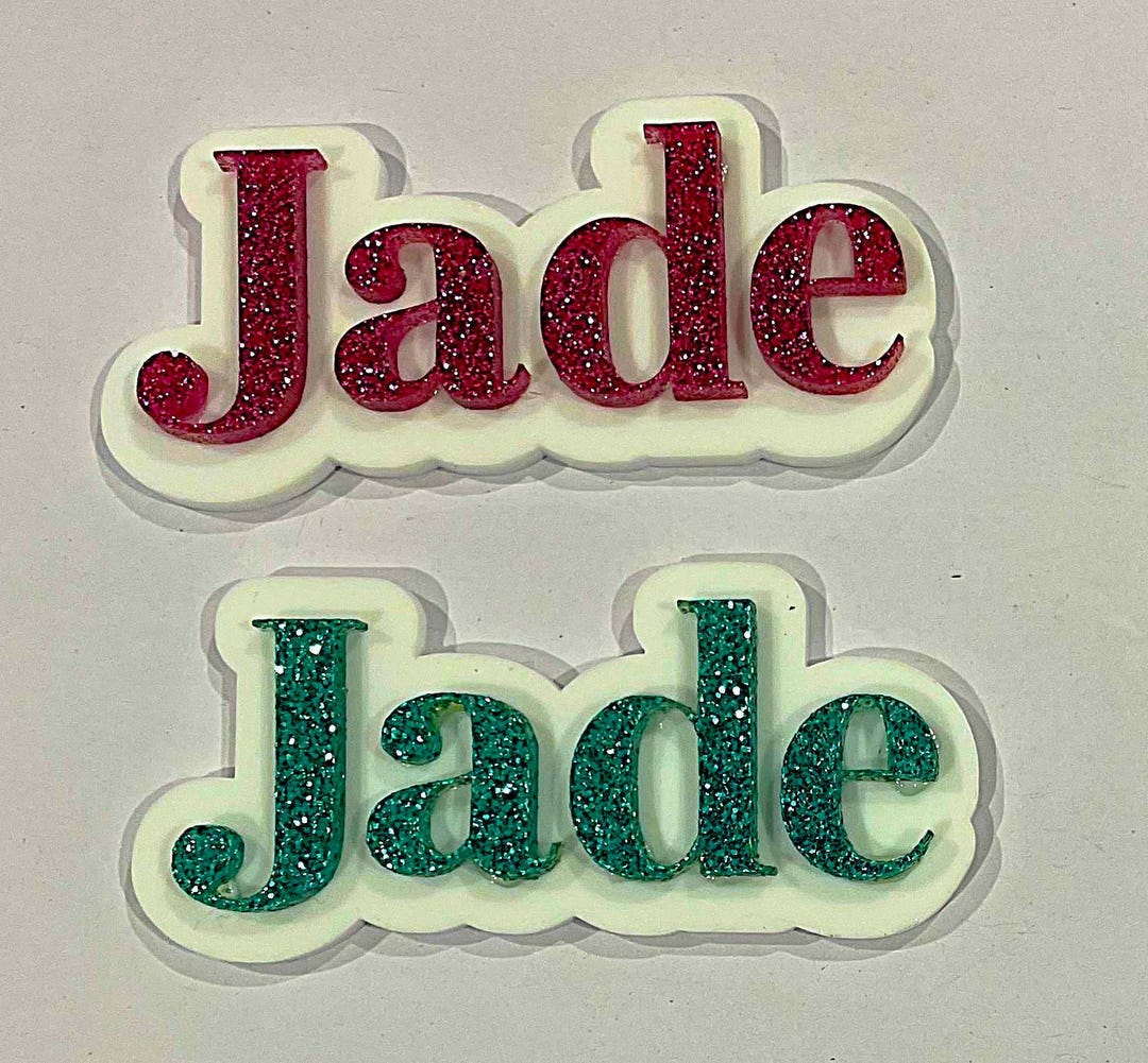 Personalized Acrylic Name Tag: Custom Laser Cut Christmas Ornament - Etsy