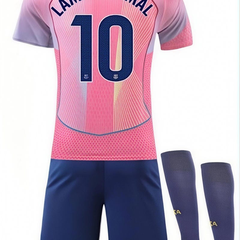 Lamine Yamal Jersey Pink - Etsy