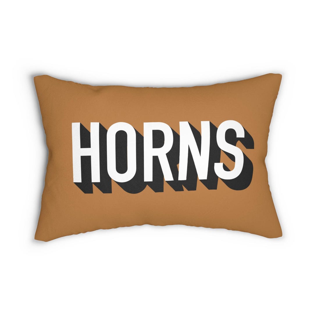Hookem Horns College Dorm Pillow - Longhorns Graduation Gift, Texas ...