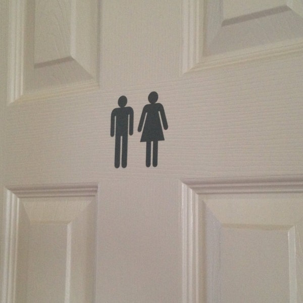 Universal Bathroom Sign - Etsy