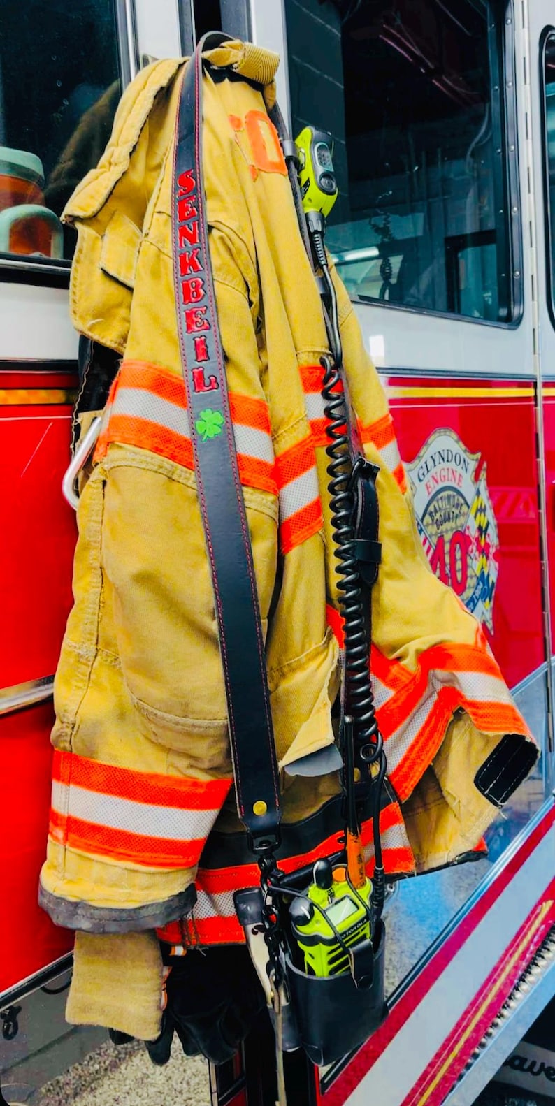 Custom Firefighter Radio Strap - Etsy