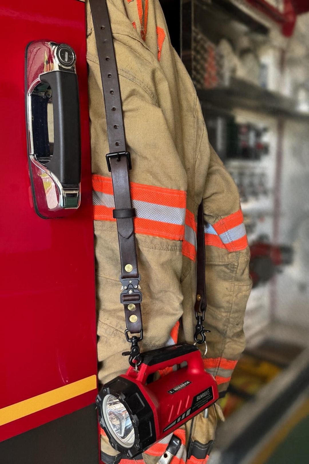 Firefighter Flashlight Strap With Quick Release Buckle - Etsy