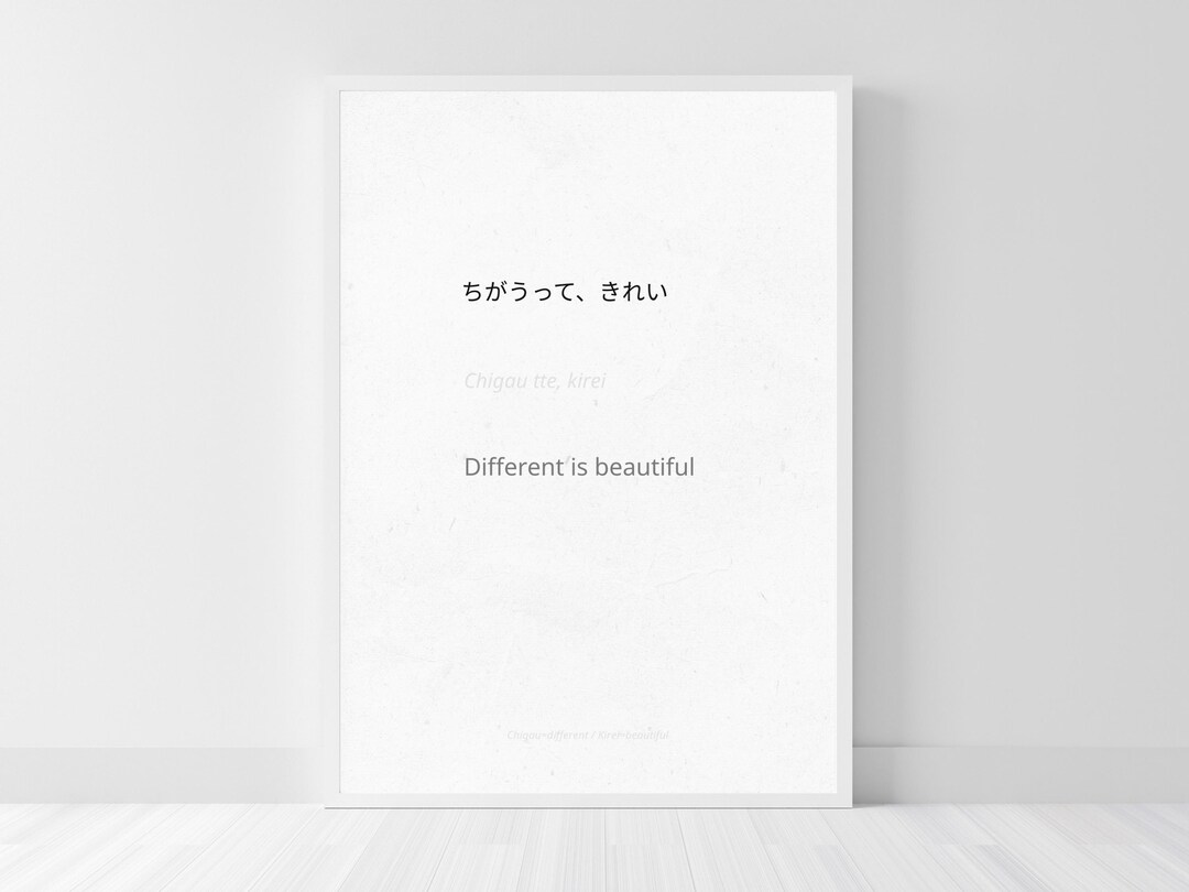 Bilingual Affirmation Poster – Japanese + English – Digital Download ...