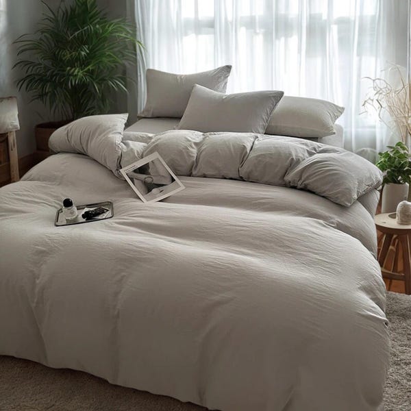 Minimalist Bedding - Etsy