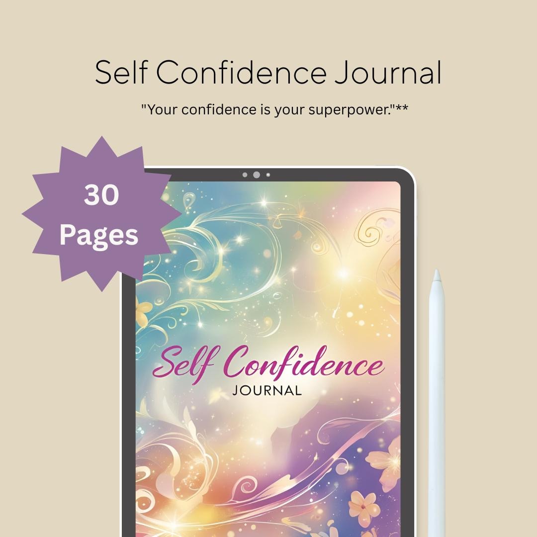 Self Confidence Journal, Printable Journal, iPad Journal, Healing ...