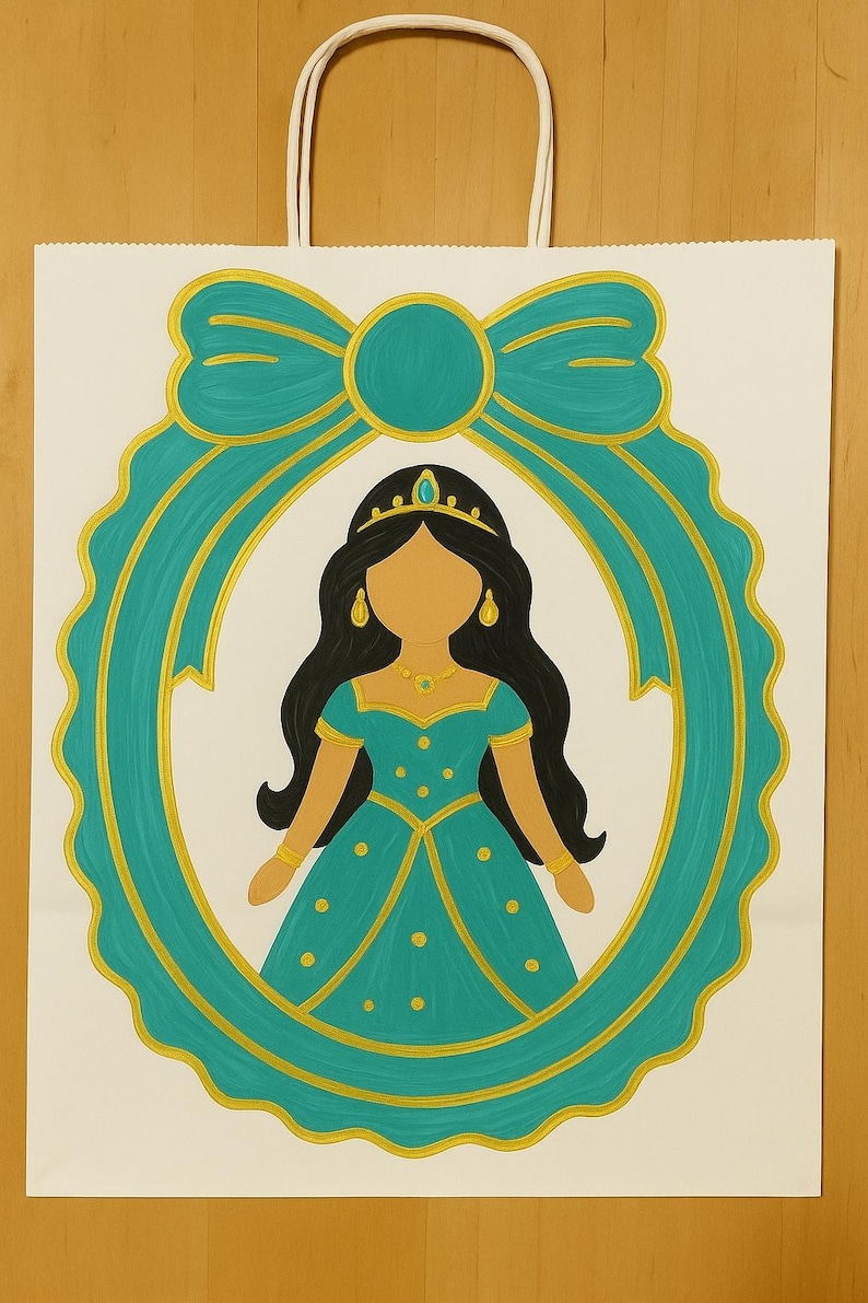 Hand Painted - Princess Gift Bags - Etsy