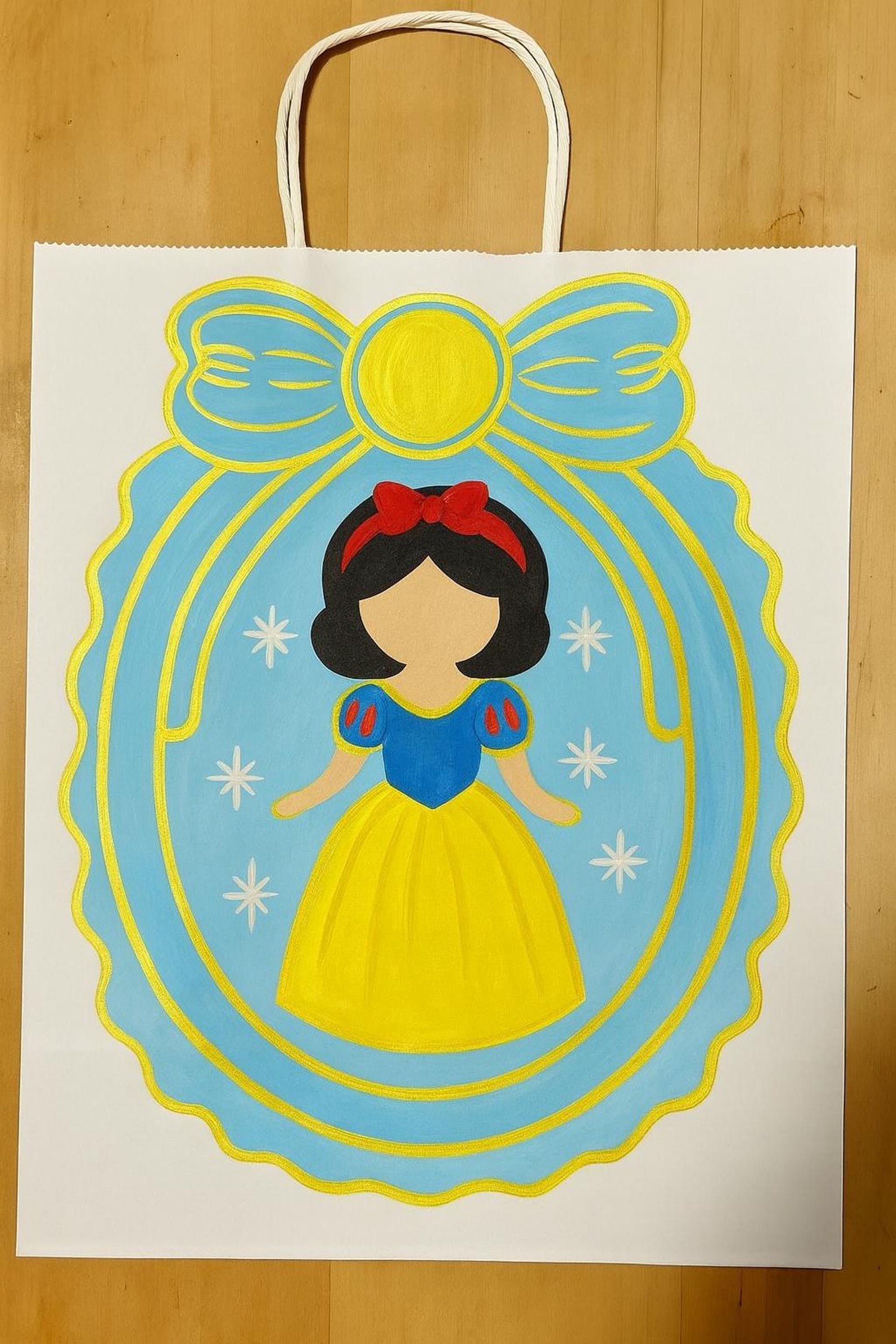 Hand Painted - Princess Gift Bags - Etsy