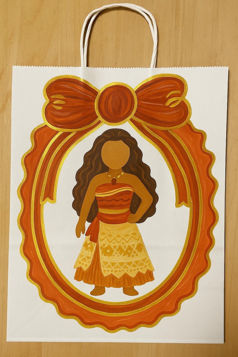 Hand Painted - Princess Gift Bags - Etsy