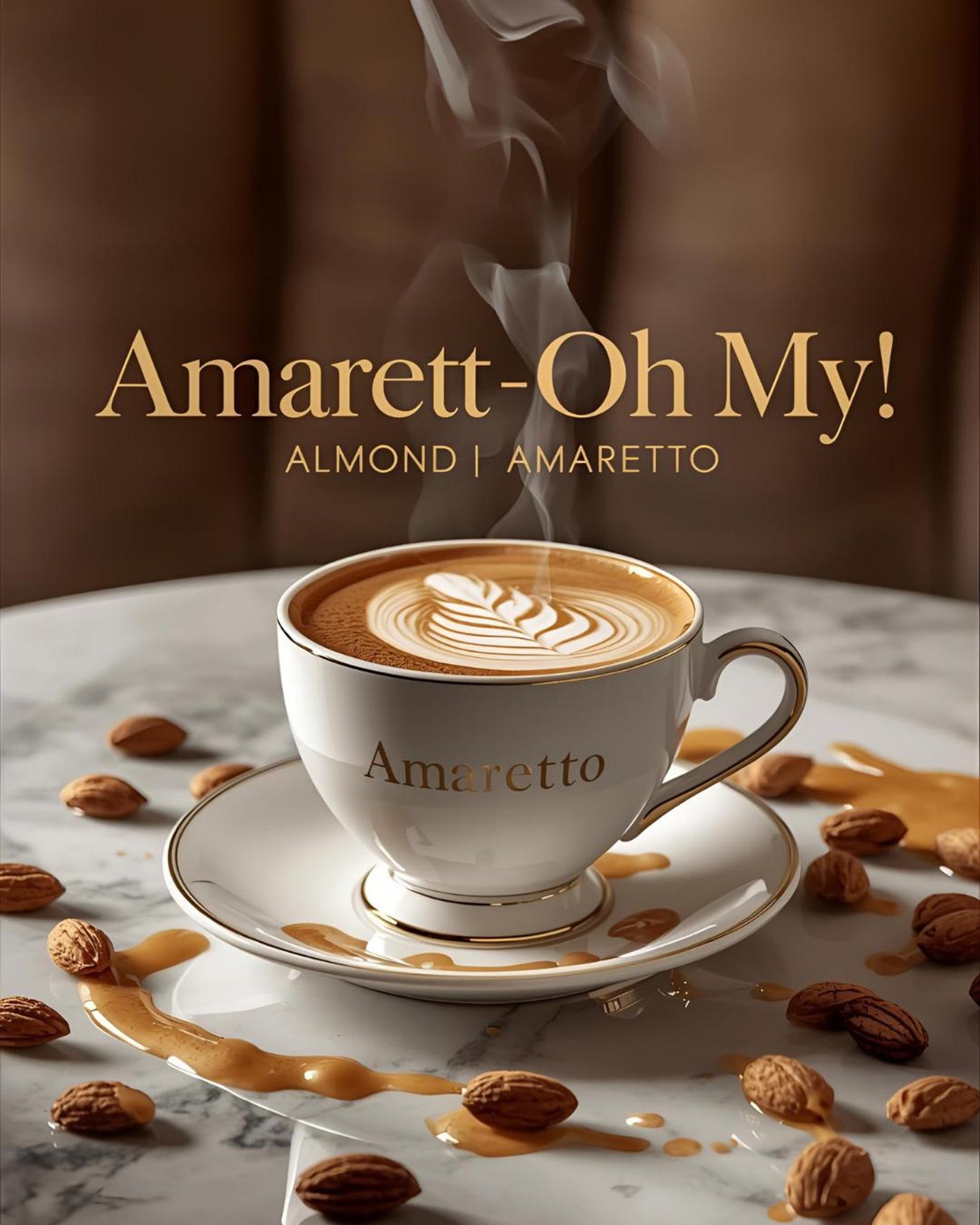 Amarett-oh My! – Almond Amaretto Dessert Coffee - Etsy