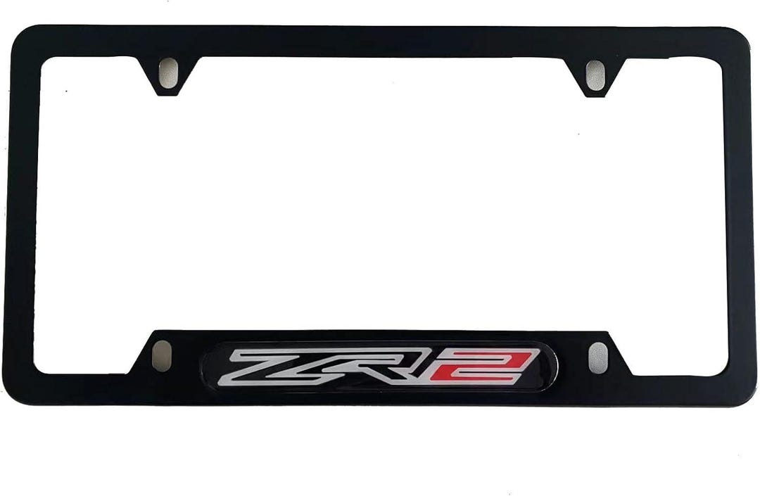 Stainess Steel License Plate Frame Cover for Chevy Silverado ZR2 - Etsy