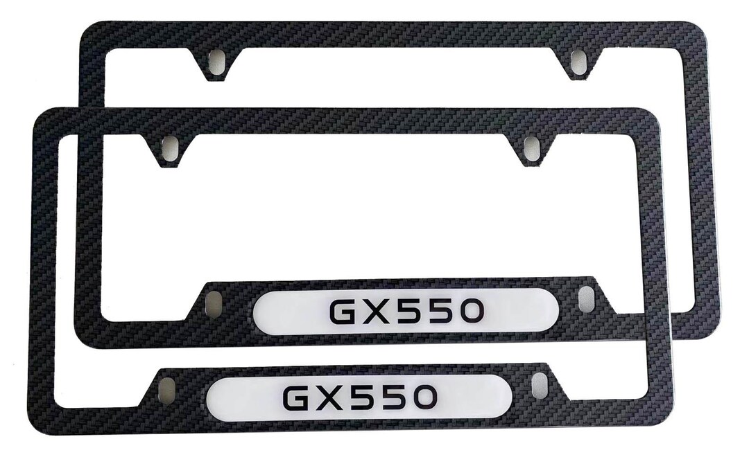 Carbon Fiber GX550 Sport License Plate Frame Cover for Lexus GX550 - Etsy
