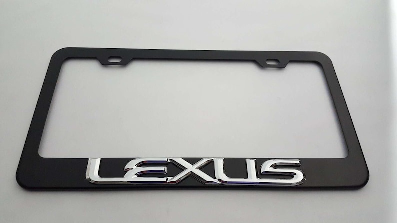3D Stainless Steel License Plate Frame Cover for Lexus - Etsy