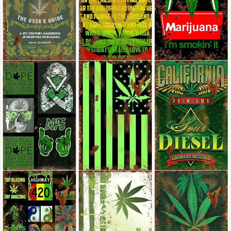 Weed Sign - Etsy