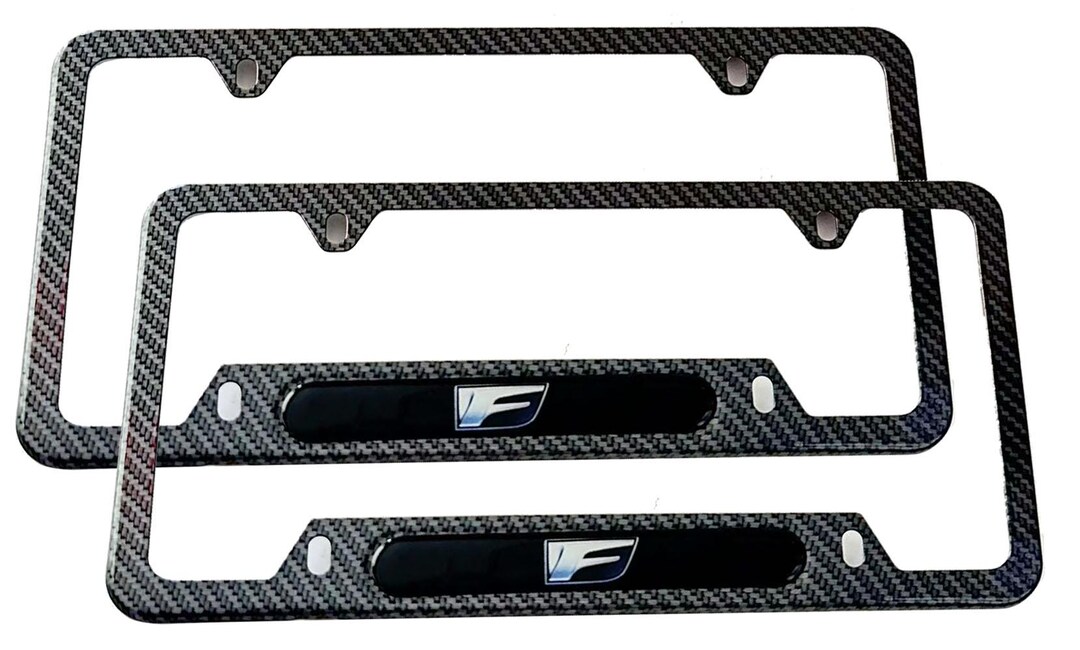 Carbon Fiber F Sport F-sport License Plate Frame Cover for Lexus - Etsy