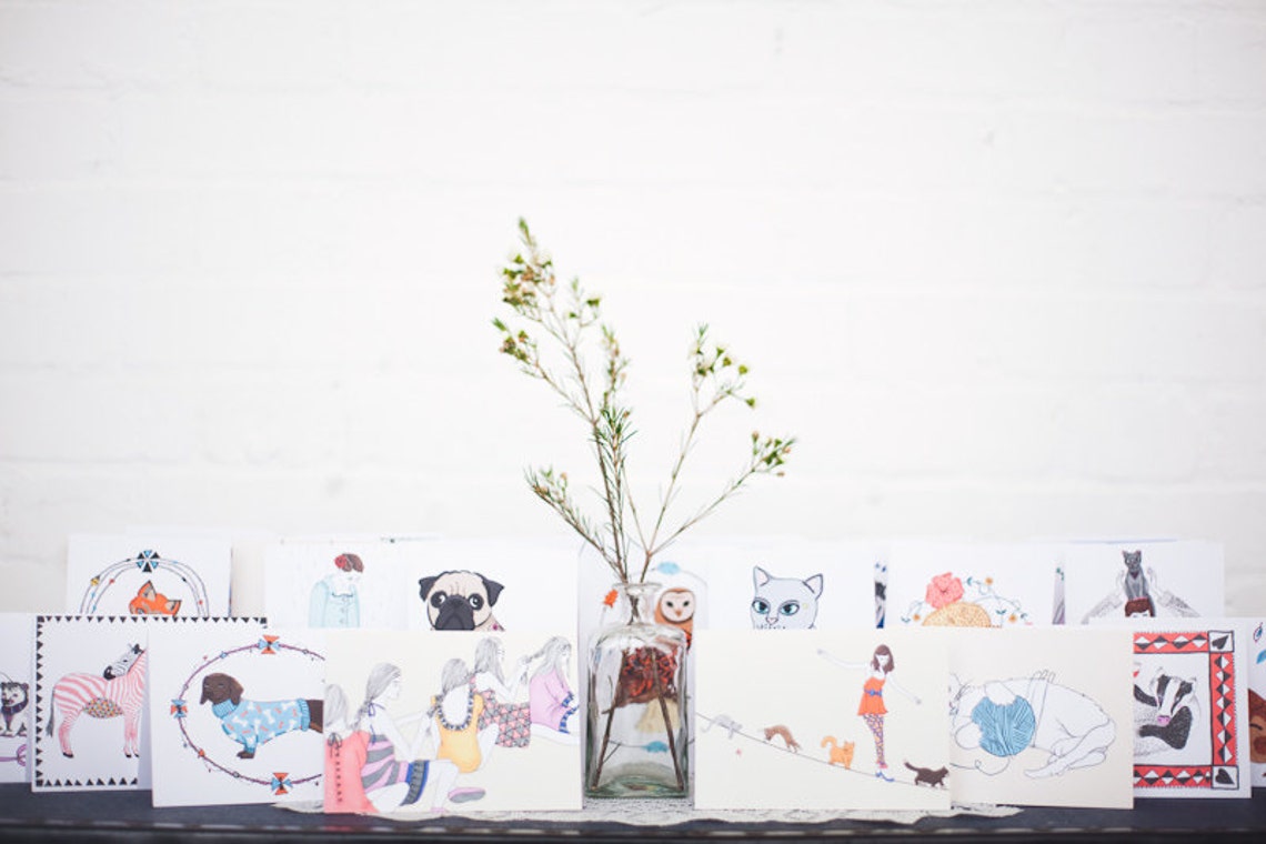 Best Friends Greeting Card Etsy