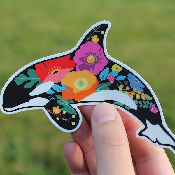 Orca Whale Decal - Etsy