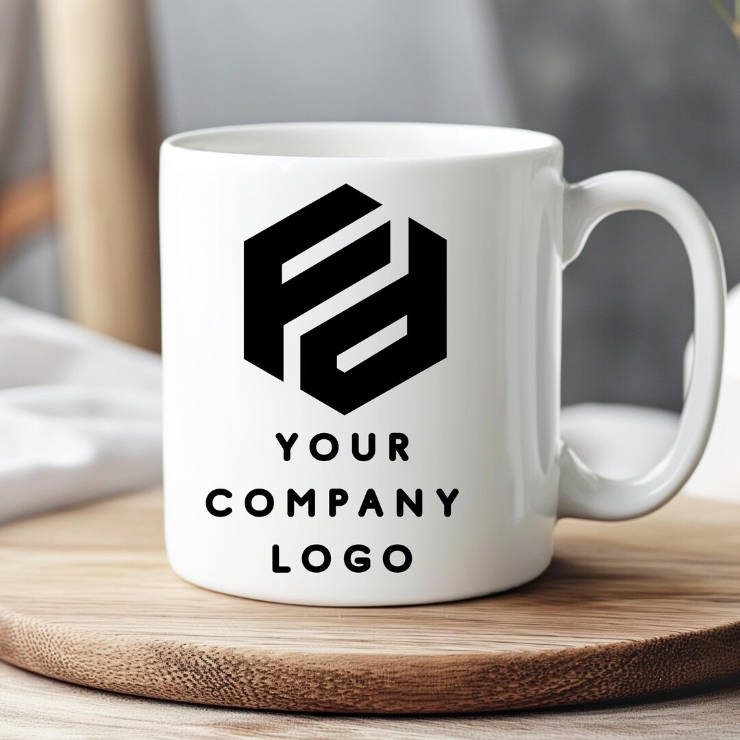 Your Company Logo Here Ceramic Mug, Logo Coffee Mug, Ceramic Mug ...