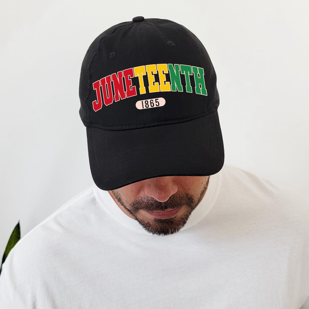 Juneteenth 1865 Hat, Freedom Day Cap Black History Hat African American ...