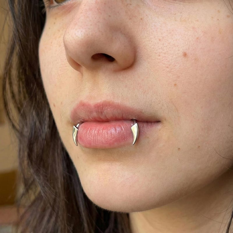 Vampire Fang Piercings - Etsy