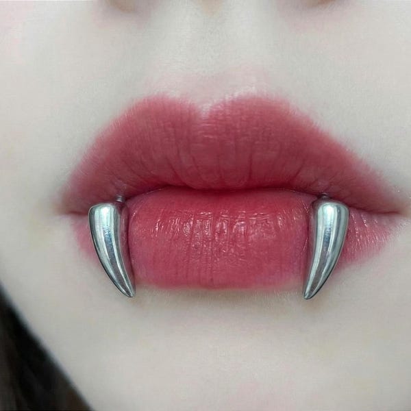 Vampire Fang Piercings - Etsy